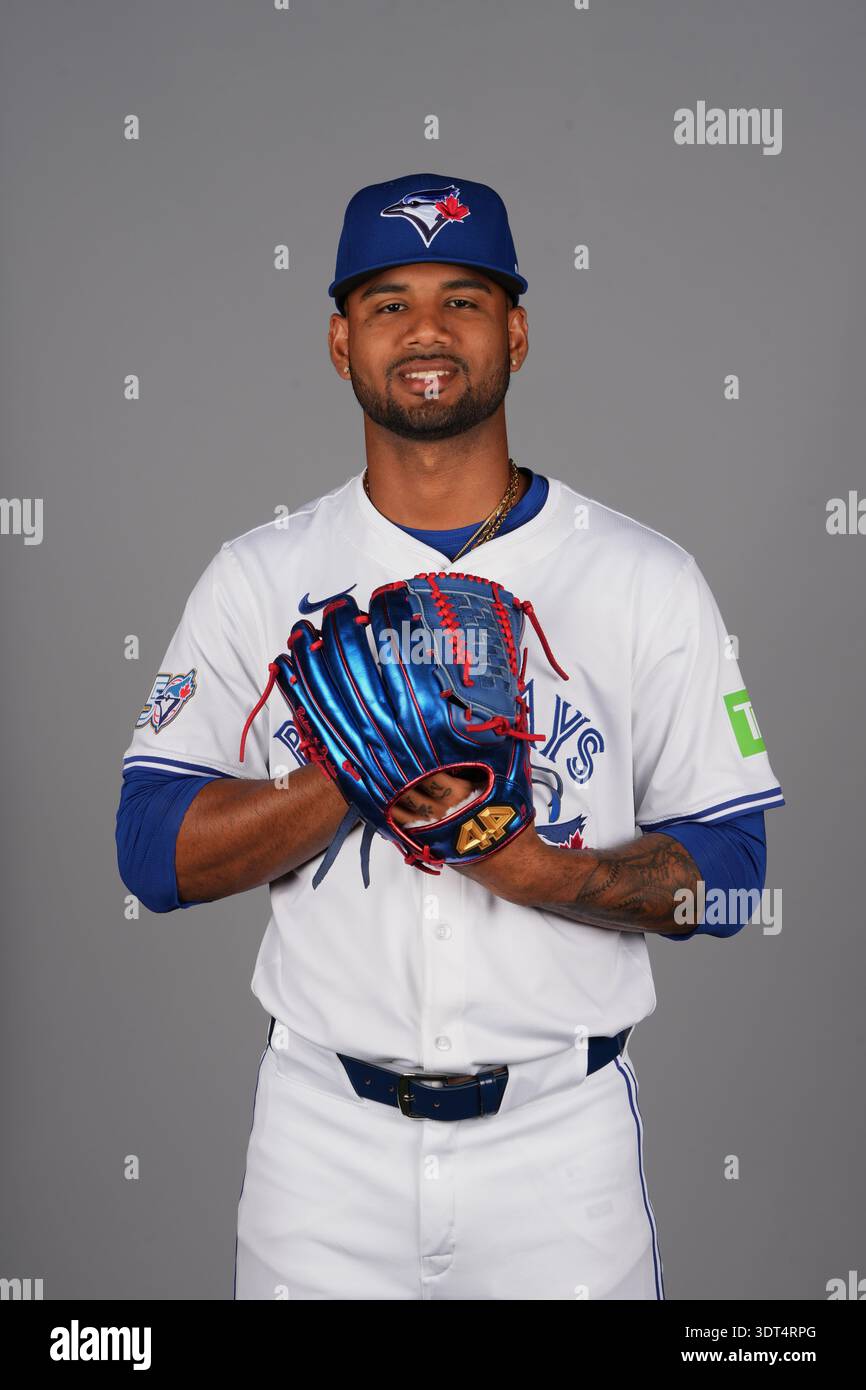 This is a 2026 photo of Angel Bastardo of the Toronto Blue Jays ...