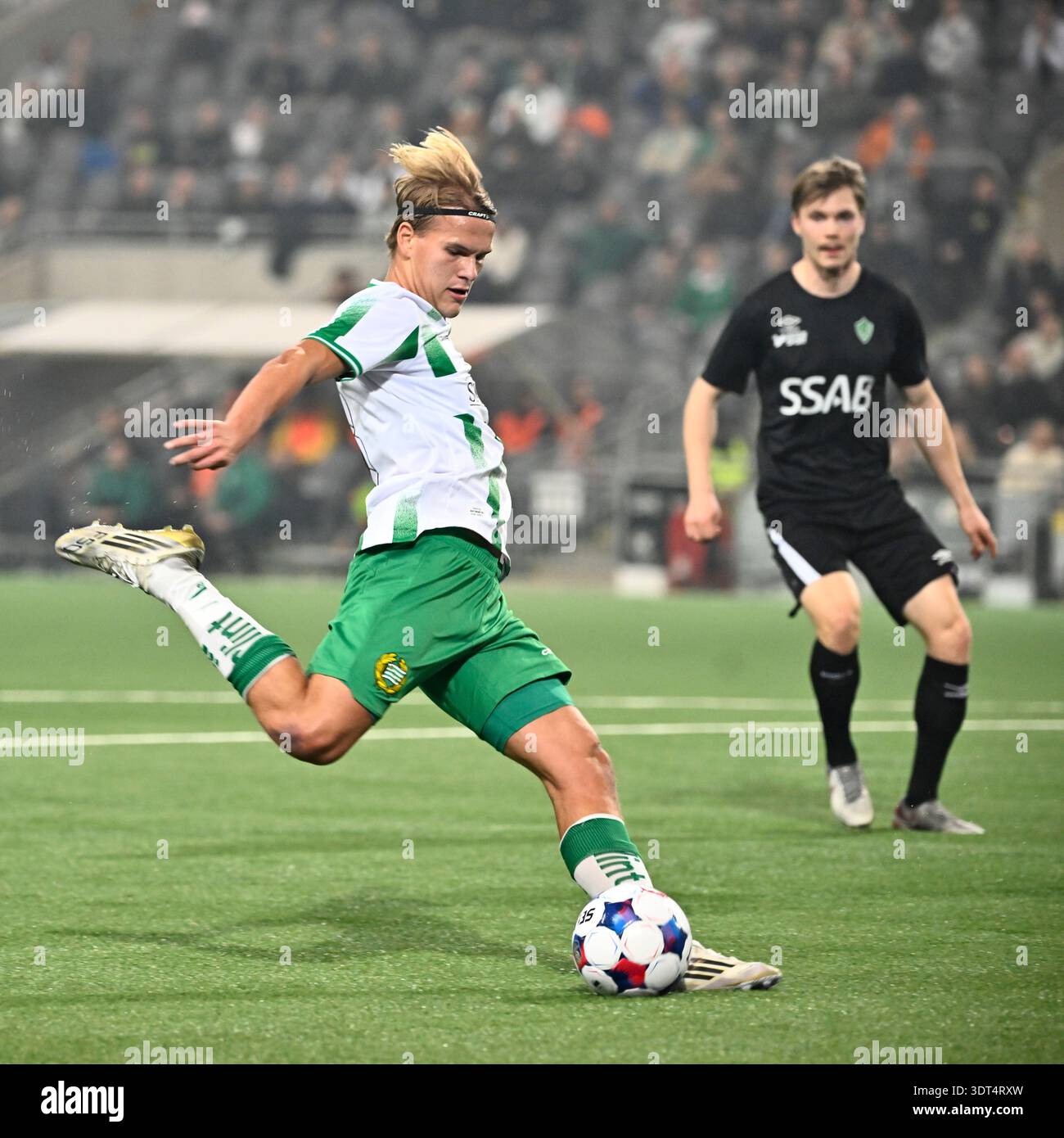 STOCKHOLM, SWEDEN 20260220Hammarby's Markus Karlsson during Friday's ...