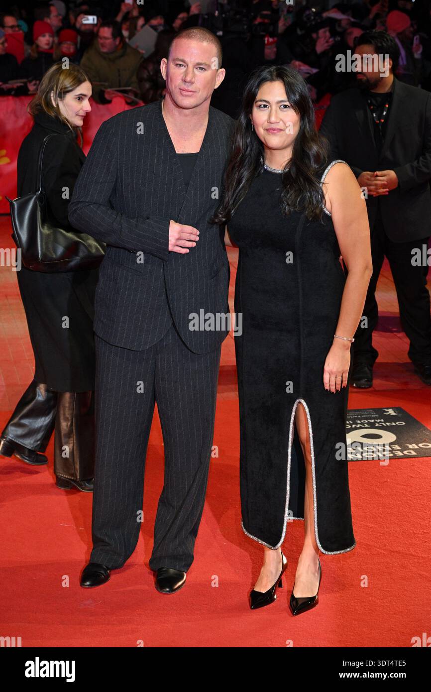 Channing Tatum, Beth de Araújo attending the screening of the movie ...