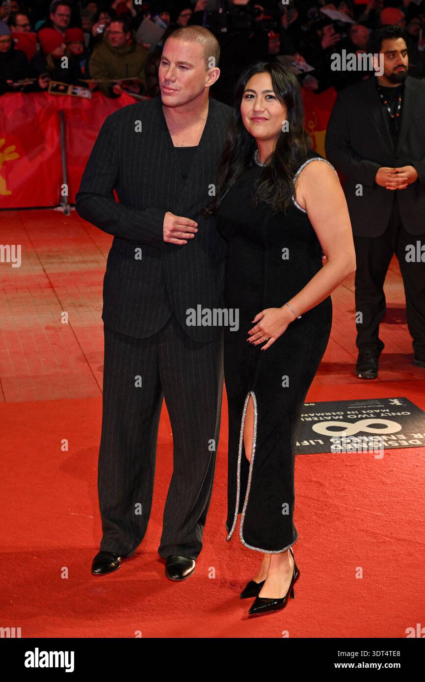 Channing Tatum, Beth de Araújo attending the screening of the movie ...