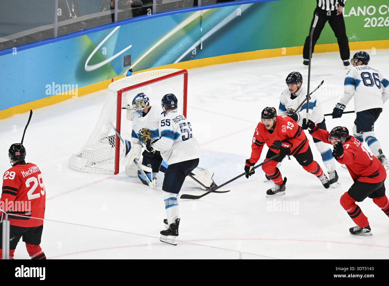 Nathan MacKinnon (CAN),Sam Reinhart (CAN),Macklin Celebrini (CAN ...
