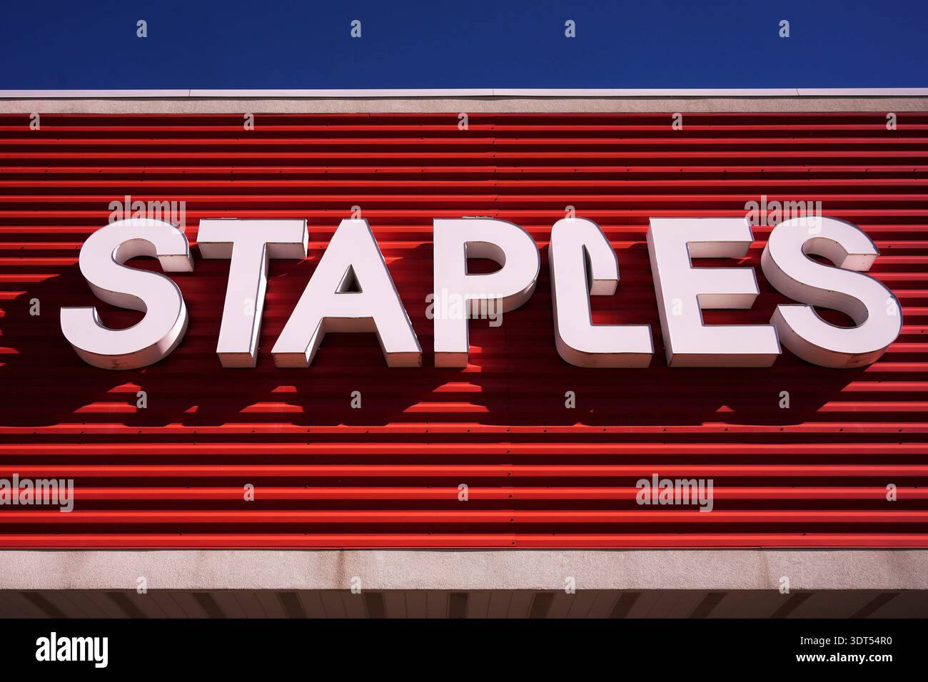 This is a Staples in Cranberry, Pa., Friday, Feb. 20, 2026. (AP Photo ...
