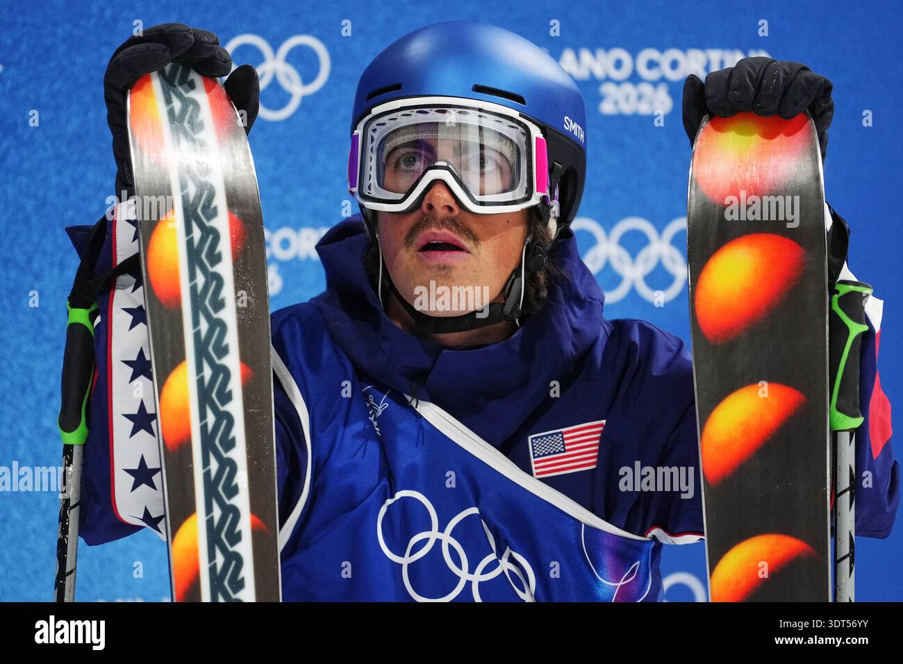 United States' Birk Irving waits for his score during the men's ...