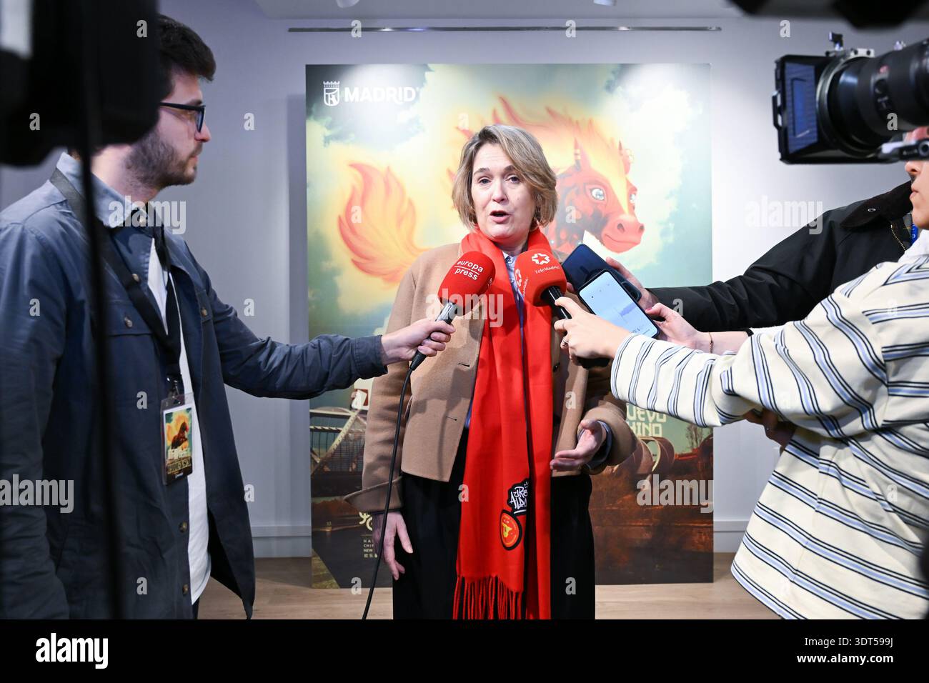 The delegate of Culture, Tourism and Sport of the Madrid City Council ...