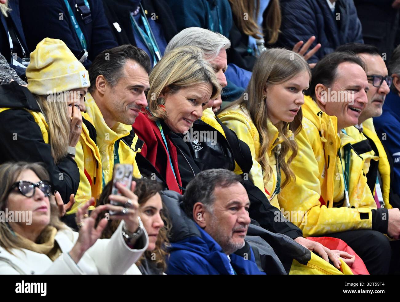 BOIC-COIB CEO Cedric Van Branteghem, Queen Mathilde of Belgium, King ...