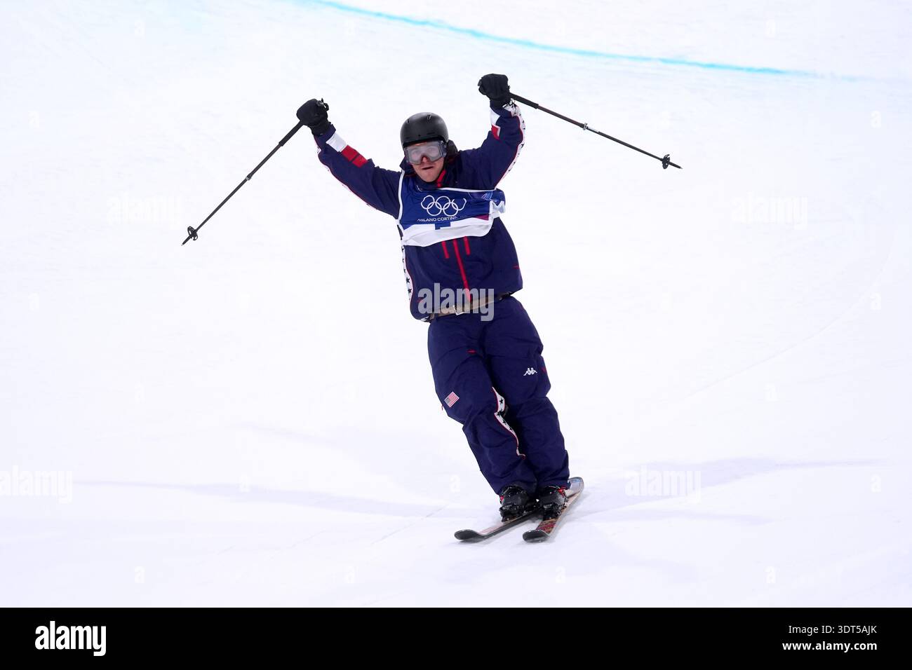 USA's Hunter Hess following his final run during the Men's Freeski ...