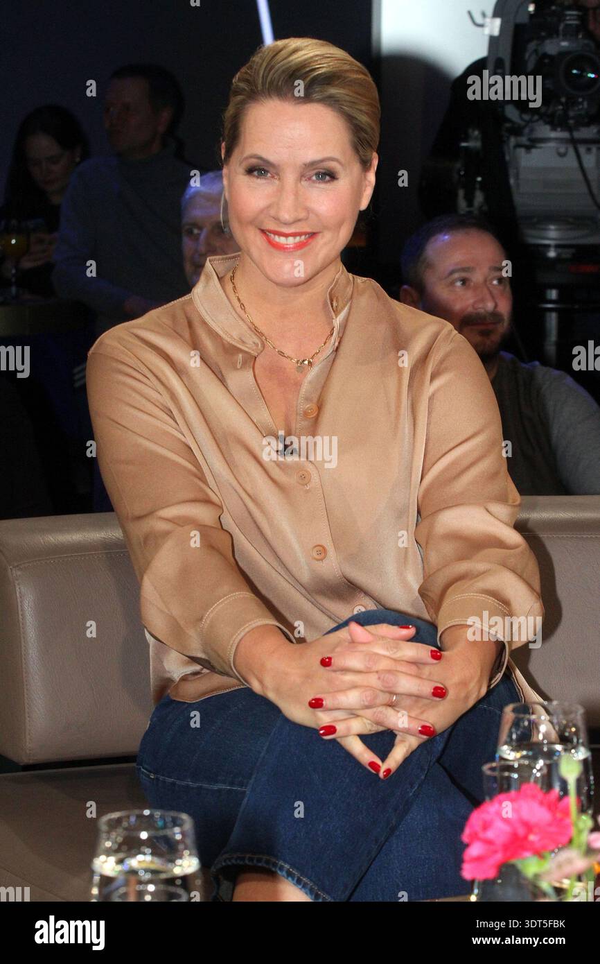 Judith Rakers during the NDR Talk Show at NDR Studios on February 20 ...