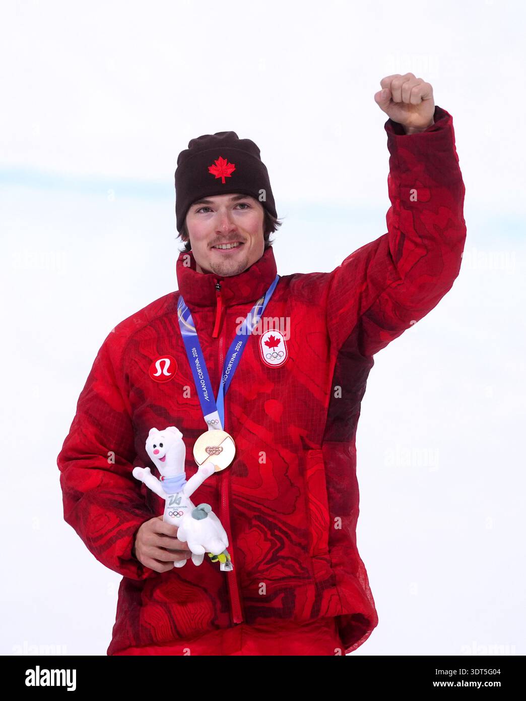 Canada's Brendan Mackay with his bronze medal following the Men's ...