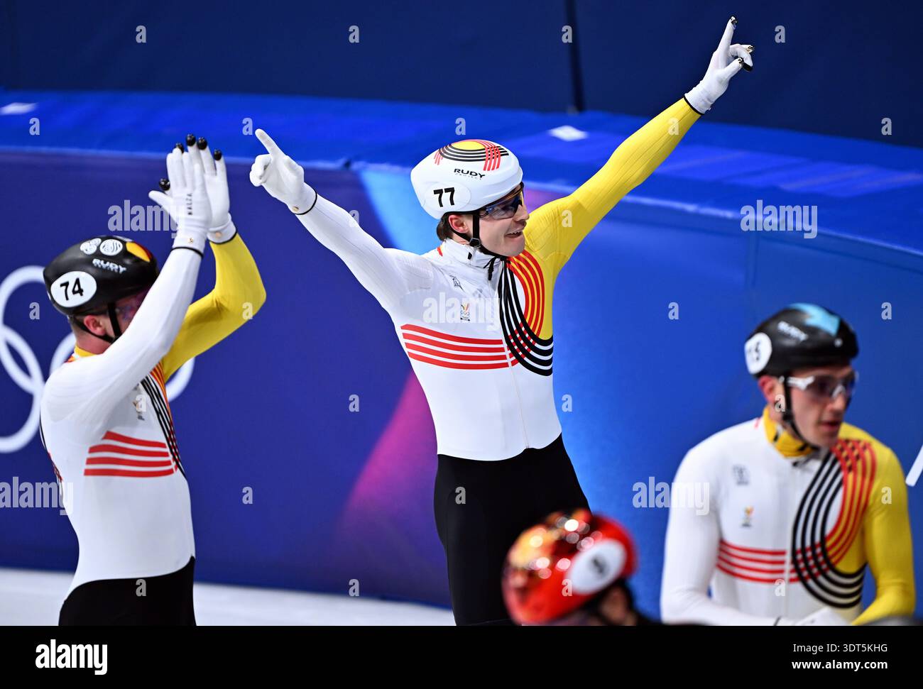 Belgian shorttrack skater Ward Petre, Belgian shorttrack skater Warre ...