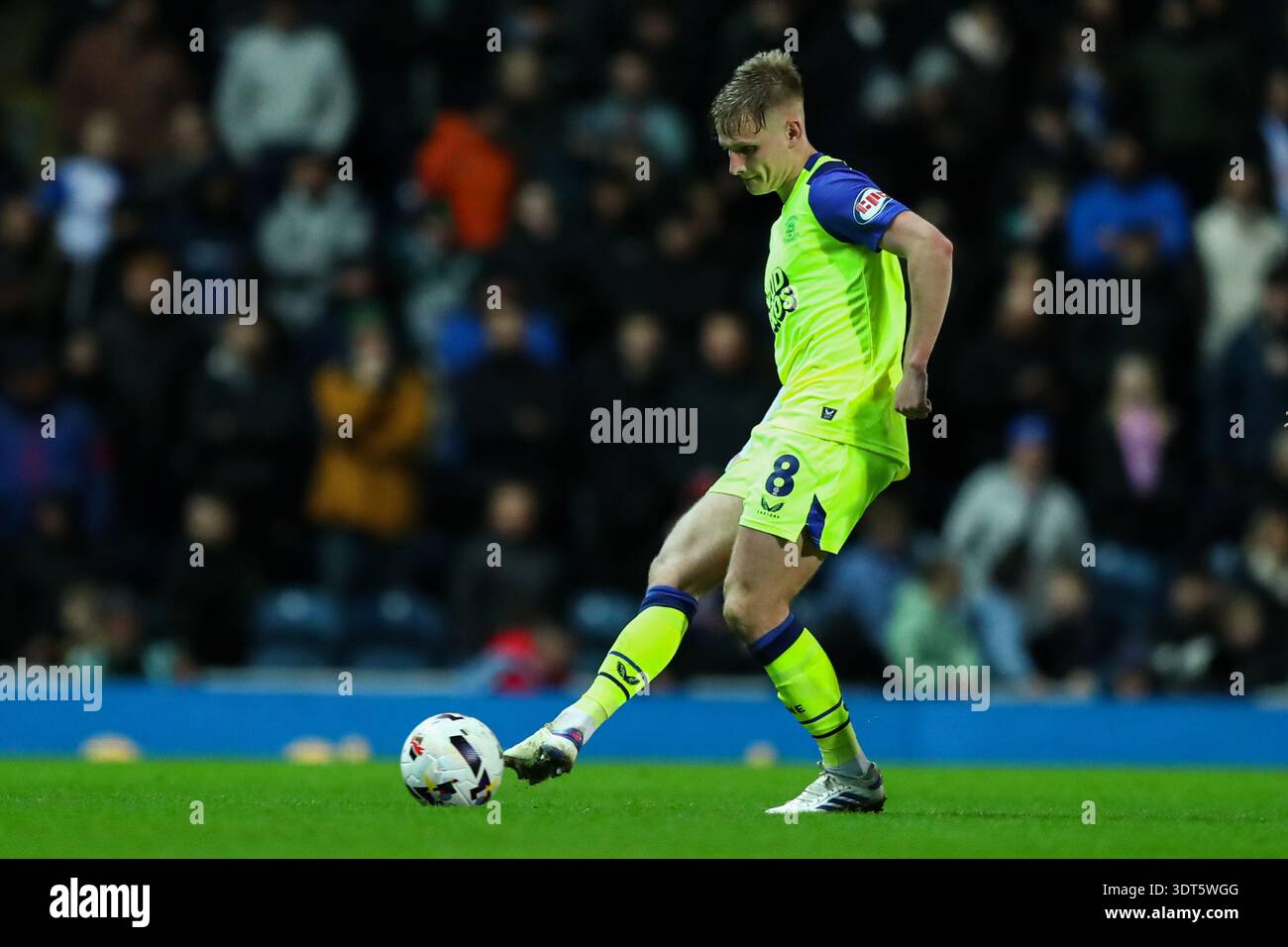 Ali McCann of Preston North End passes the ball forward during the Sky ...