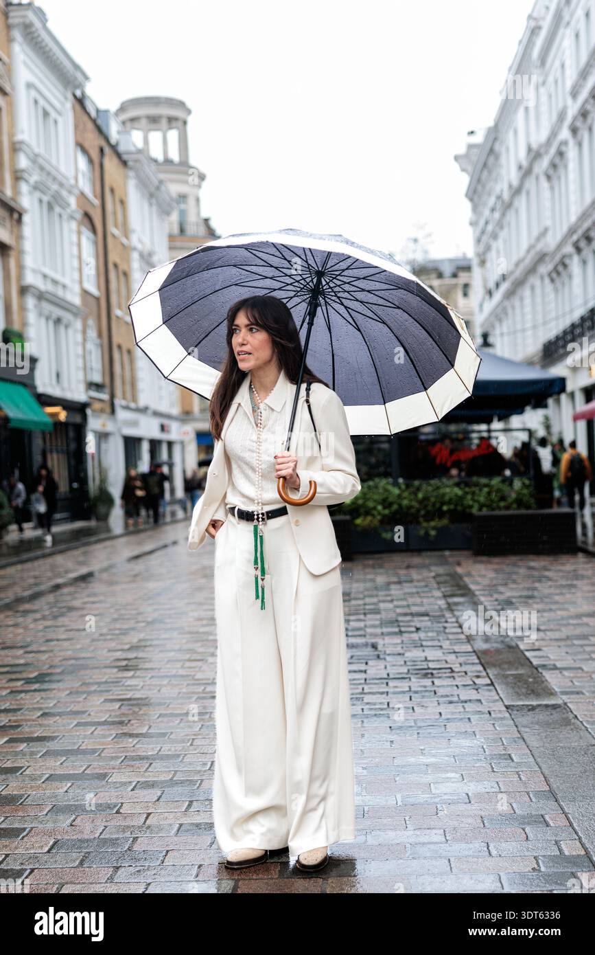 London, United Kingdom. 20th February 2026. Hello Magazine's Natalie ...