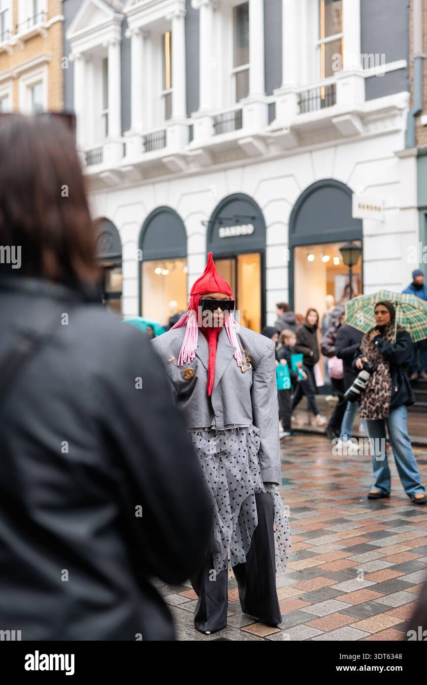 London, United Kingdom. 20th February 2026. Stylist Folashade Adeyemi ...