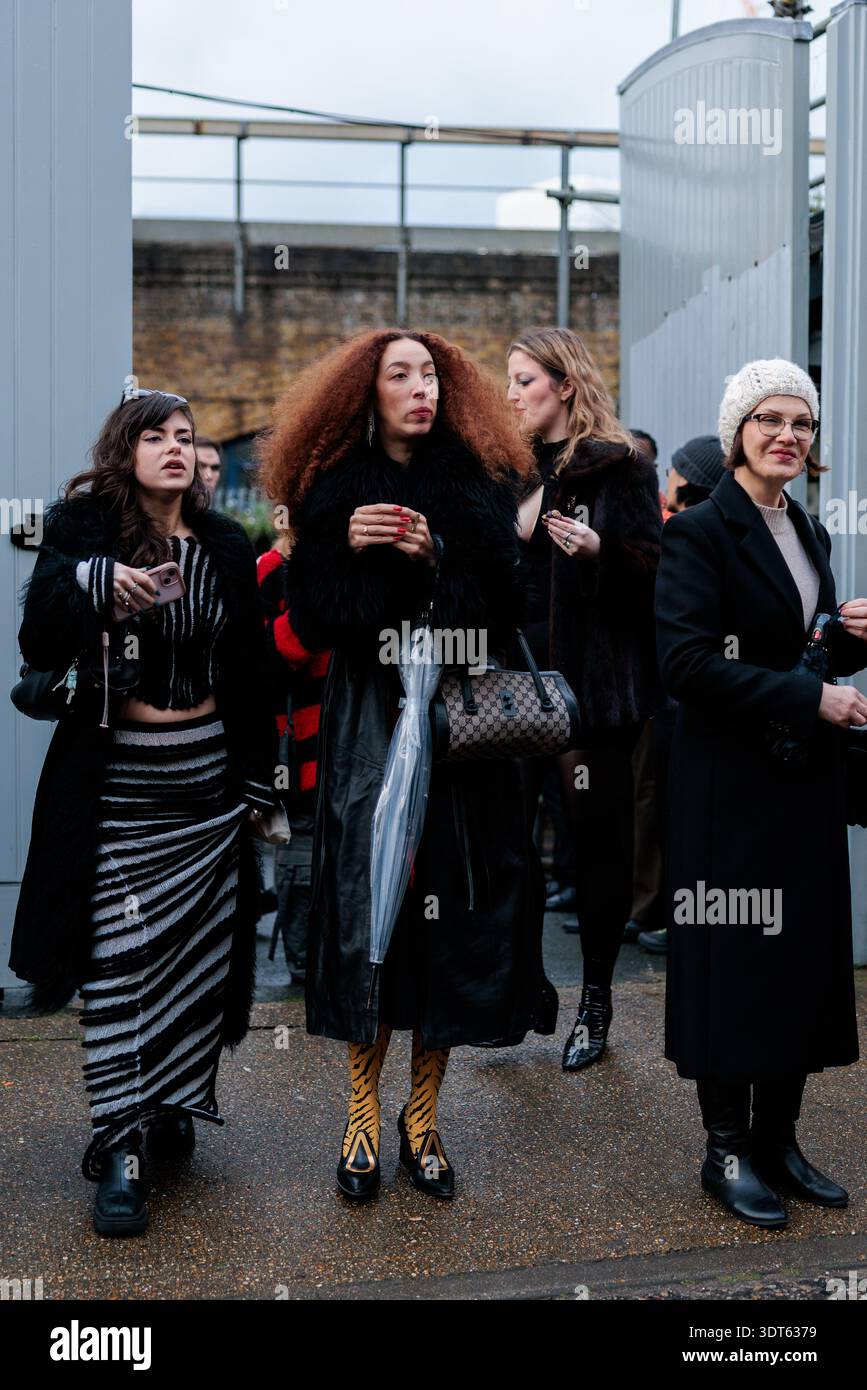 London, United Kingdom. 20th February 2026. Chani Ra and Chiara Maculan ...