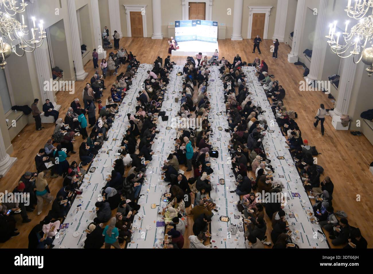 LONDON, UK - FEBRUARY 20 2026: Dinners at the Open Iftar series is ...