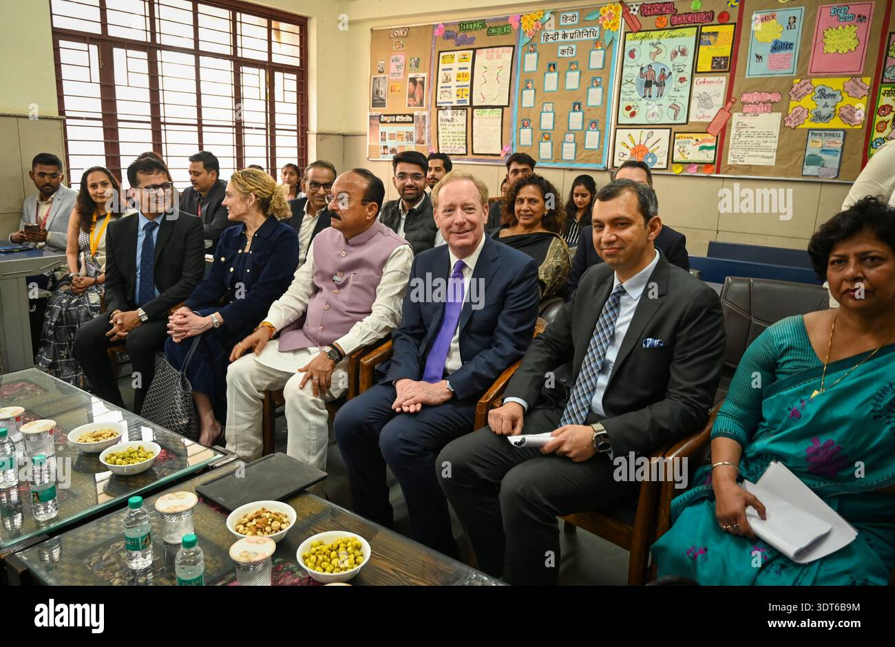 NEW DELHI, INDIA - FEBRUARY 20: Brad Smith, President of Microsoft ...