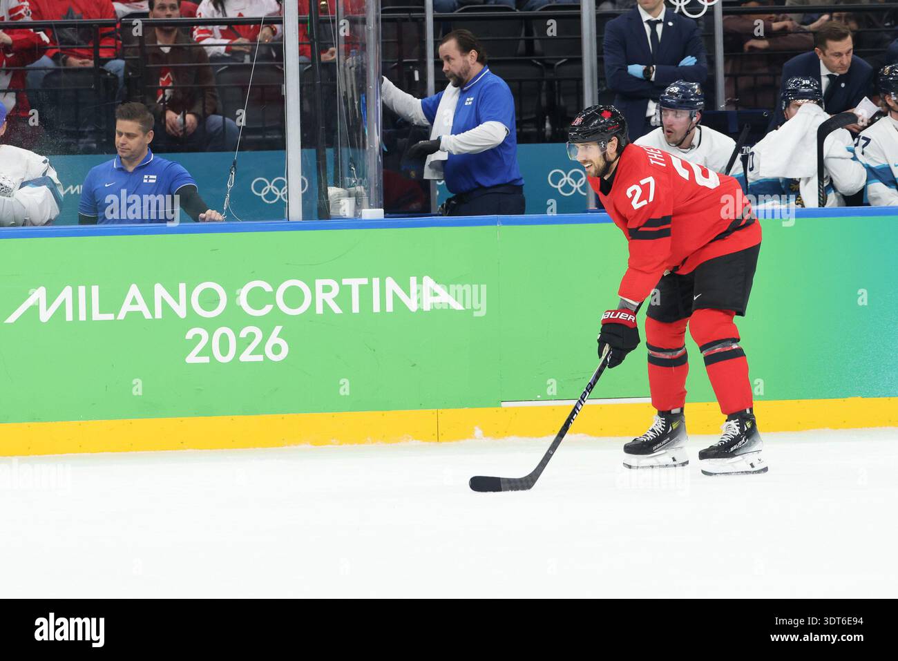 February 20, 2026: Shea Theodore (27) of Canada during the Mens Ice ...