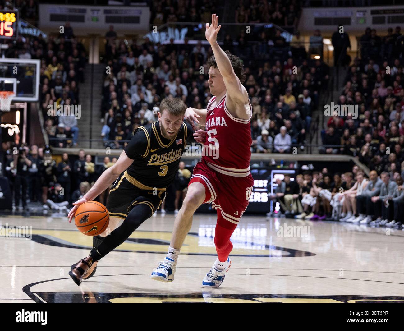 WEST LAFAYETTE, IN - FEBRUARY 20: Purdue Boilermakers guard Braden ...