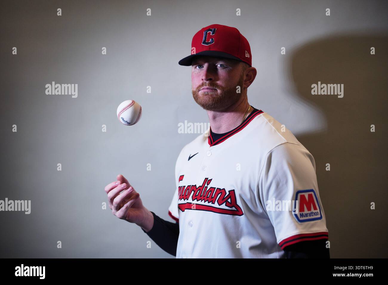 This is a 2026 photo of Andrew Walters of the Cleveland Guardians MLB ...