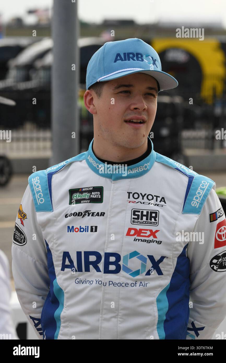 ATLANTA, GA - FEBRUARY 20: Harrison Burton (#24 Sam Hunt Racing AIRBOX ...
