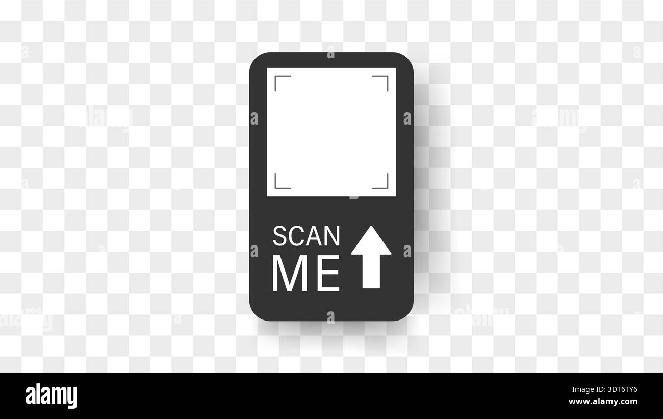 Qr code business card Black and White Stock Photos & Images - Alamy