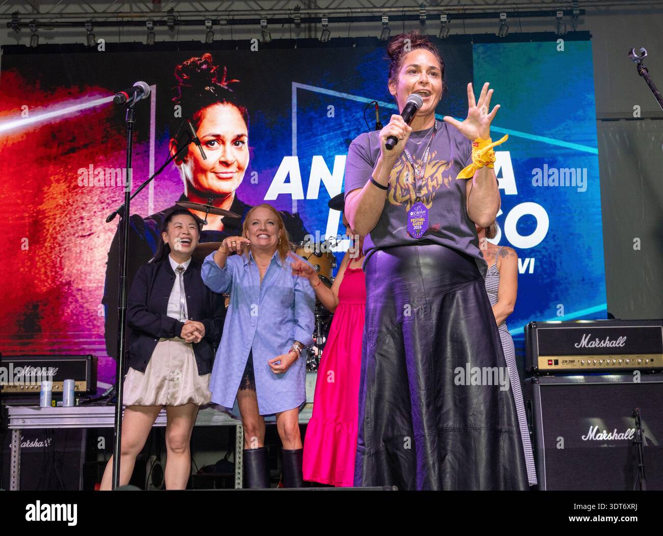 MIAMI BEACH, FL - FEB 20: Chef Antonia Lofaso is seen during Coca-Cola ...