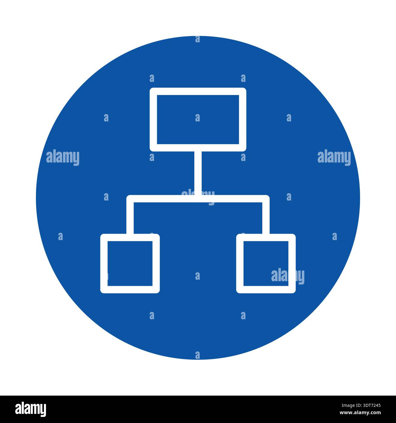 Clean modern organizational chart hi-res stock photography and images ...