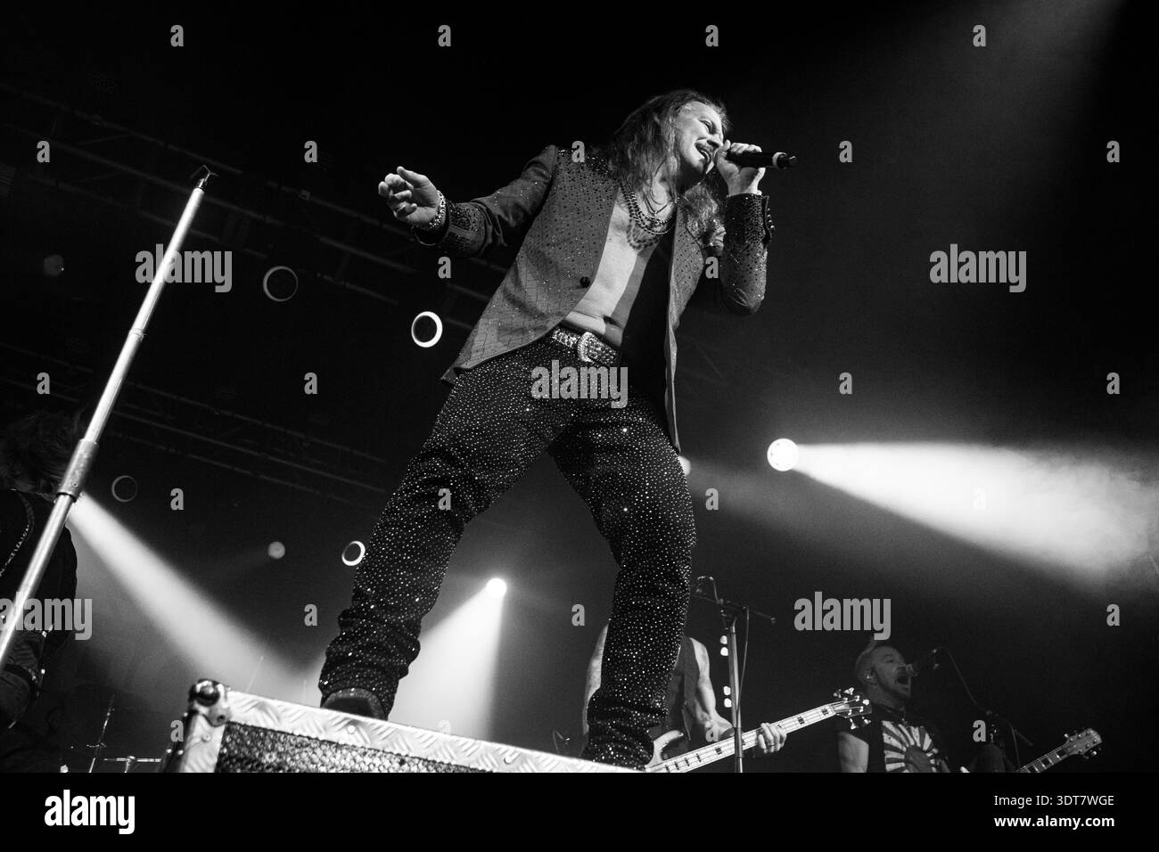 Professional Wrestler and Singer Chris Jericho of Fozzy performs ...