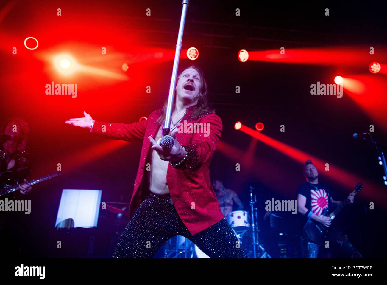 Professional Wrestler and Singer Chris Jericho of Fozzy performs ...
