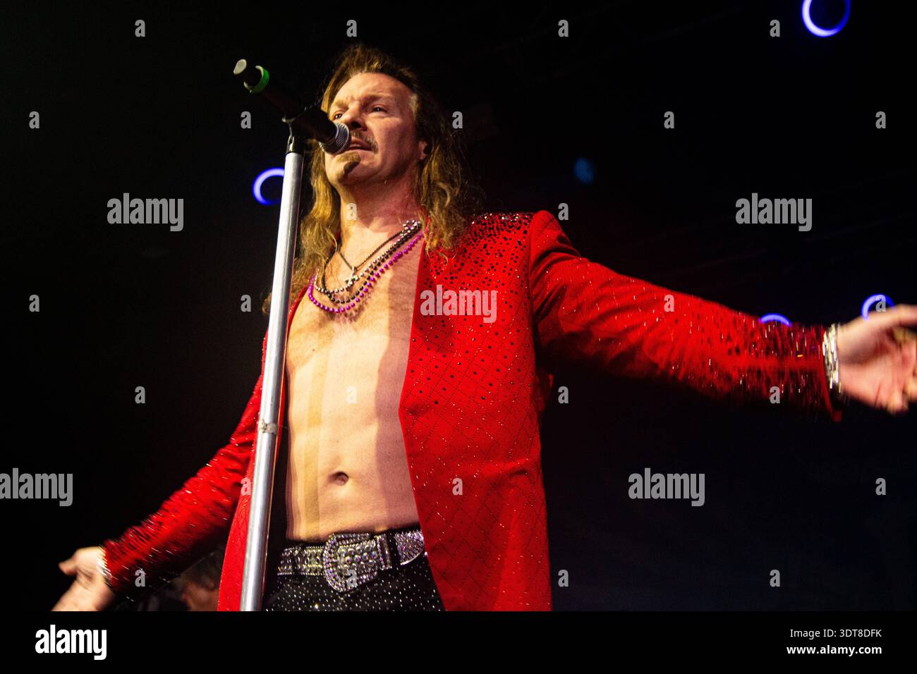 Professional Wrestler and Singer Chris Jericho of Fozzy performs ...