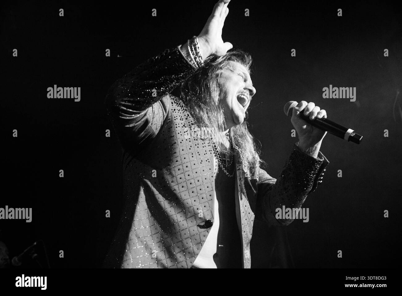 Professional Wrestler and Singer Chris Jericho of Fozzy performs ...