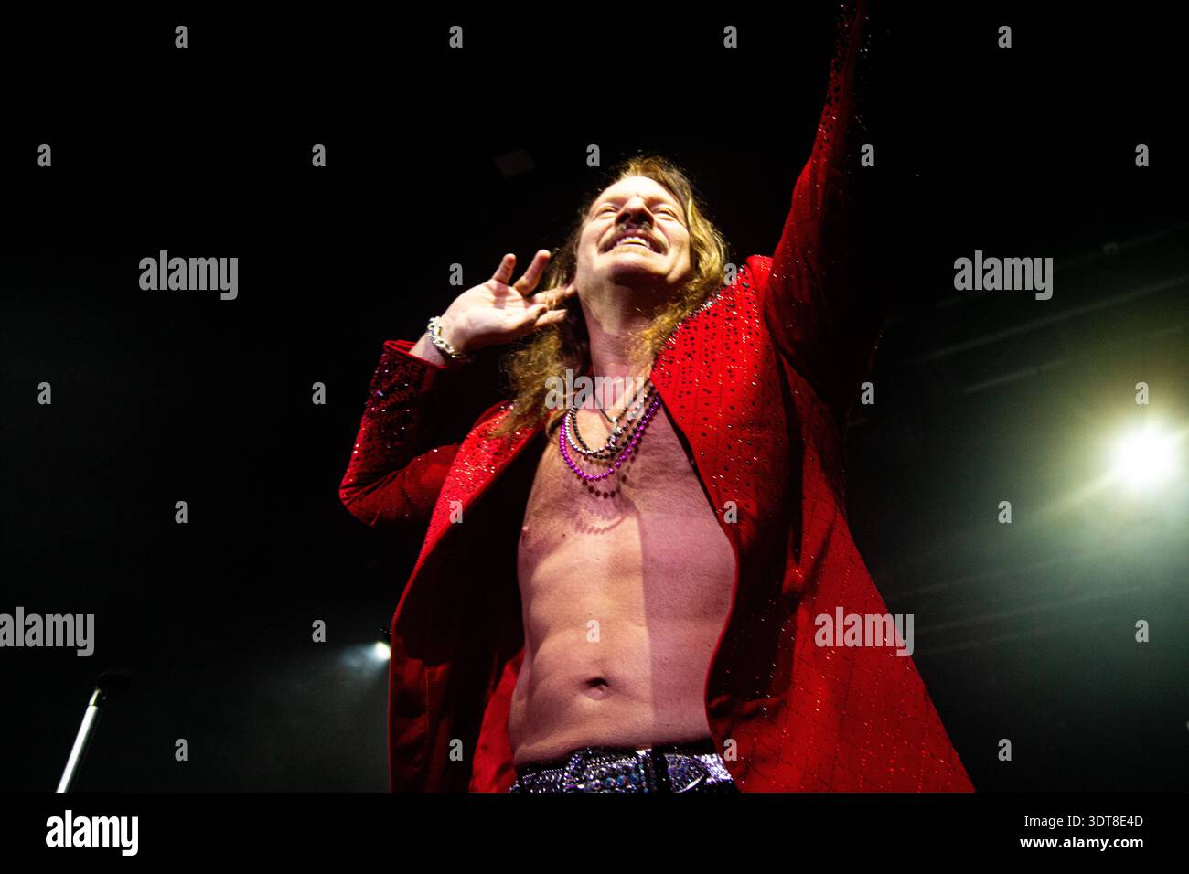 Professional Wrestler and Singer Chris Jericho of Fozzy performs ...