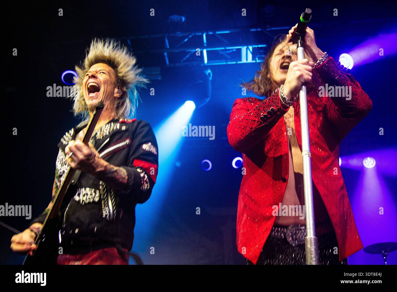 Rich Ward and Professional Wrestler and Singer Chris Jericho of Fozzy ...