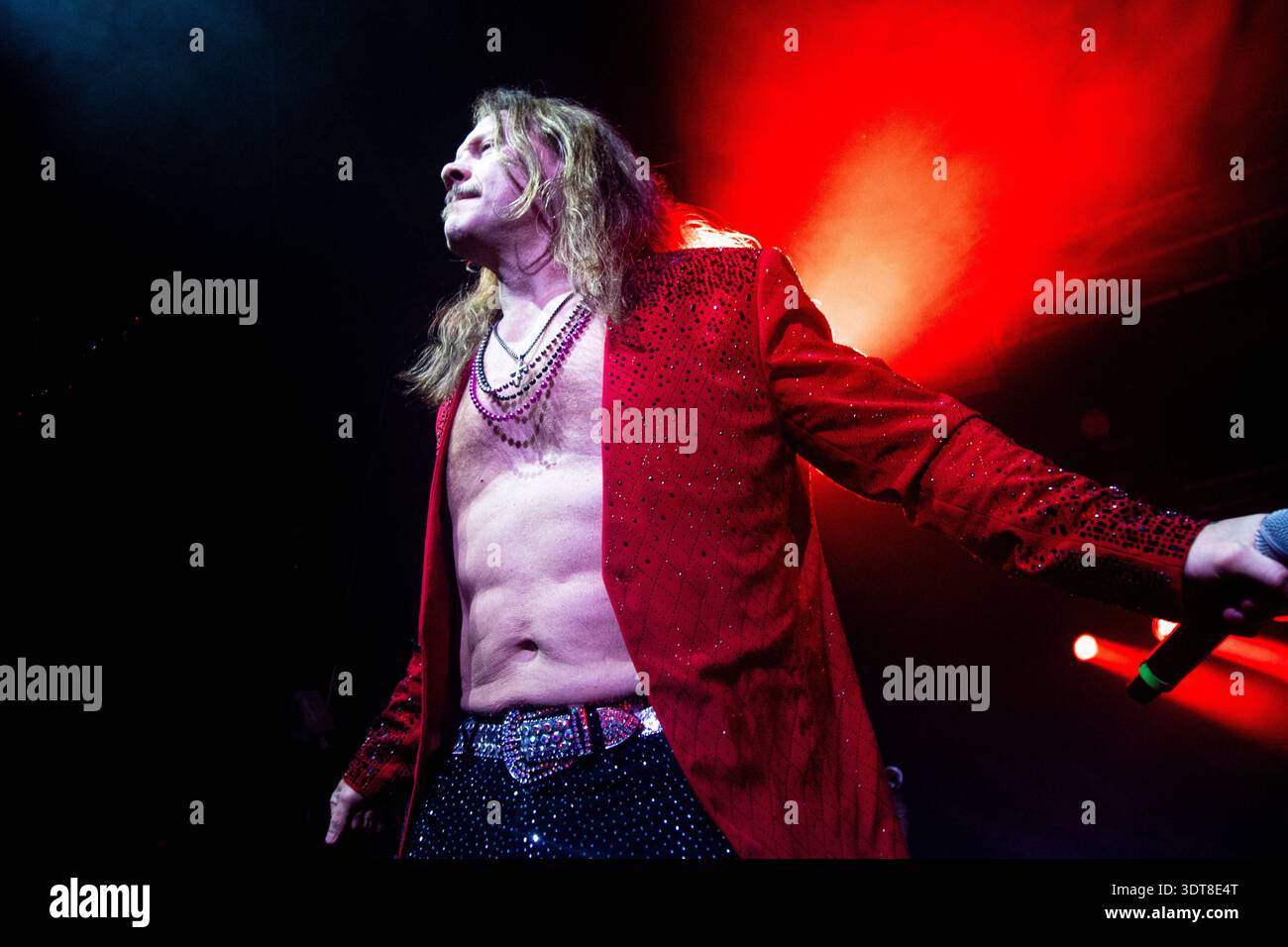 Professional Wrestler and Singer Chris Jericho of Fozzy performs ...