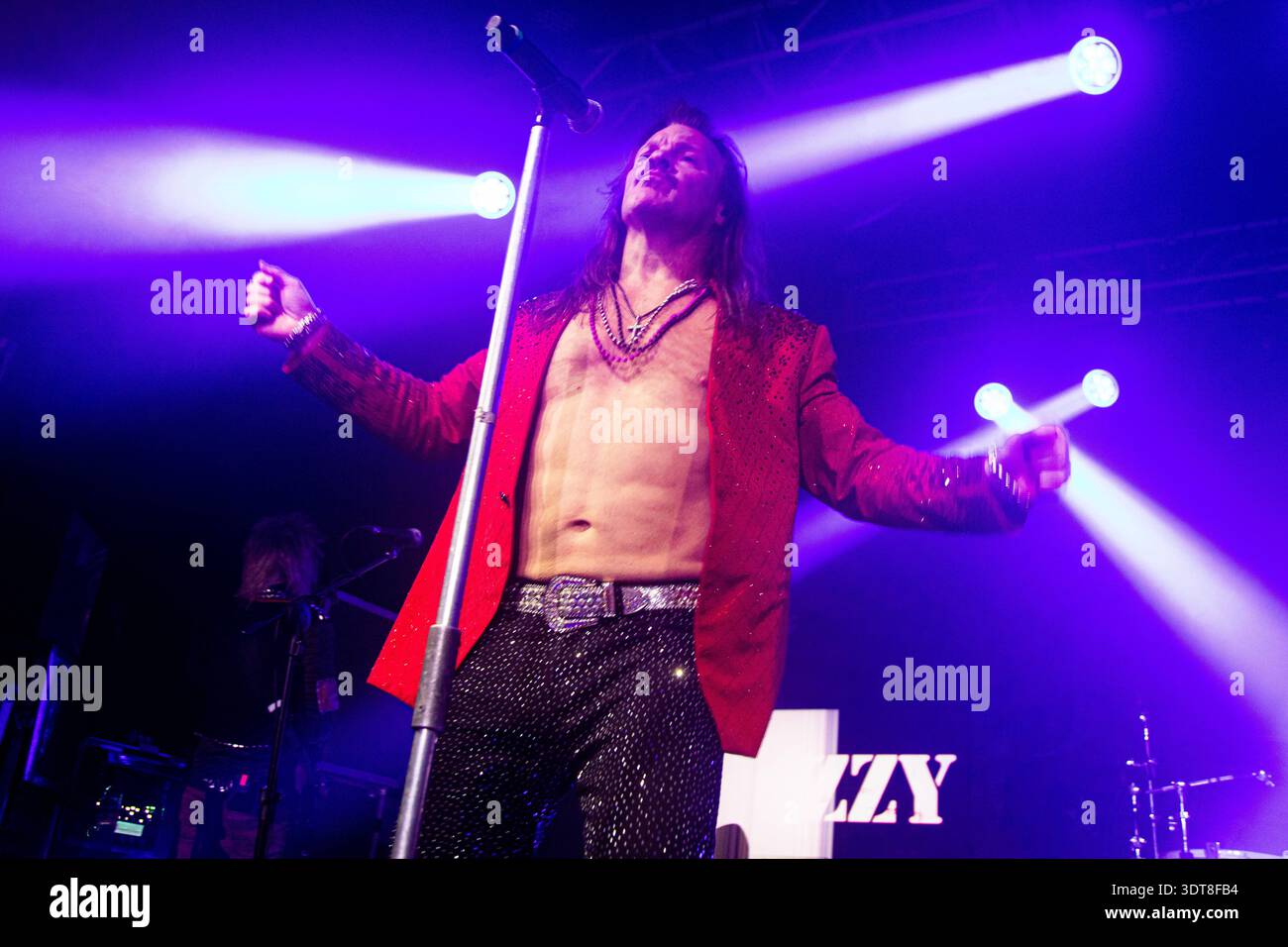Professional Wrestler and Singer Chris Jericho of Fozzy performs ...