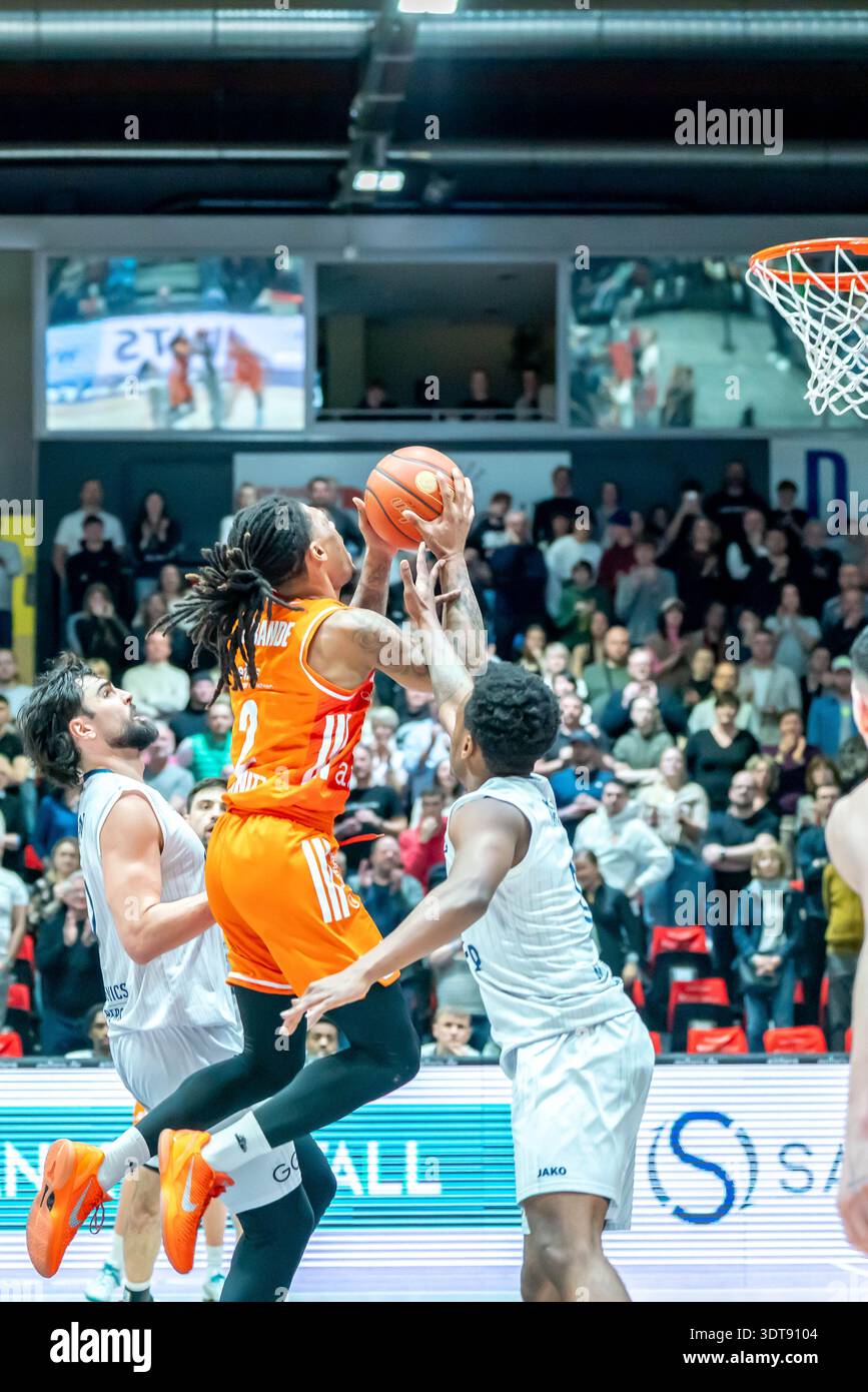 Chemnitz, Germany February 18, 2026: 1.BBL - 2025/2026 - Niners ...