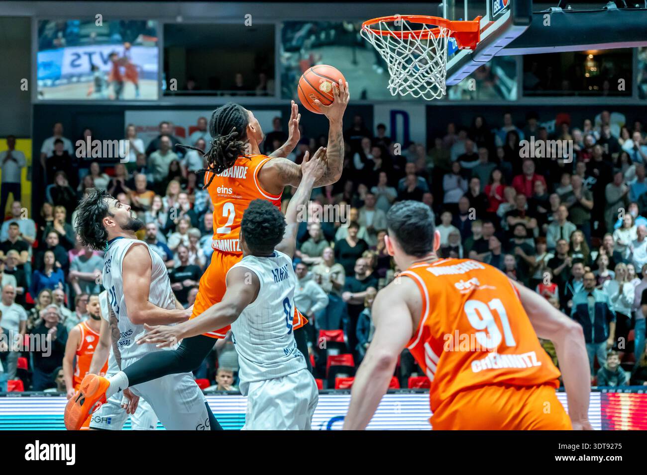 Chemnitz, Germany February 18, 2026: 1.BBL - 2025/2026 - Niners ...