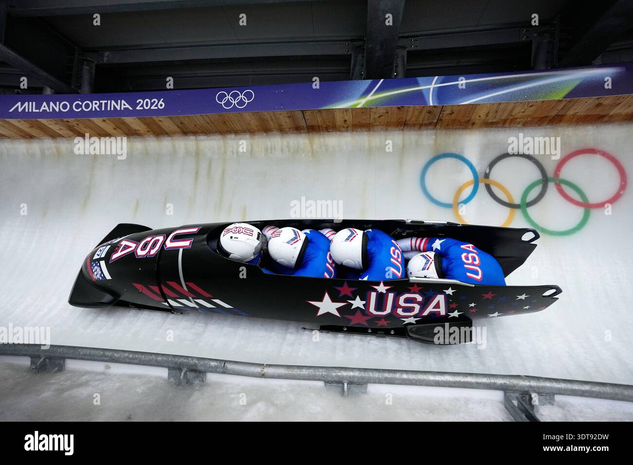 United States' Frankie del Luca, left, Boone Niederhofer, Bryan Sosoo ...