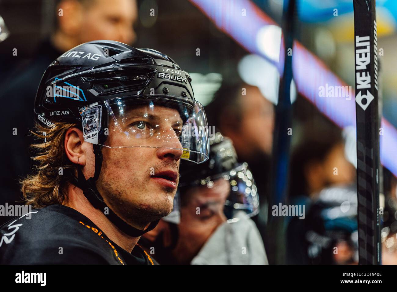 LINZ, AUSTRIA - FEBRUARY 20: Image shows Lebler Brian (Linz) during the ...