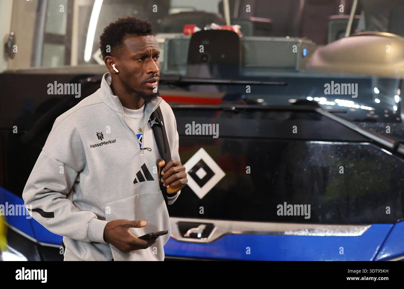 Arrival, Bakery Jatta (HSV Hamburg) Mainz, February 20, 2026, Soccer ...