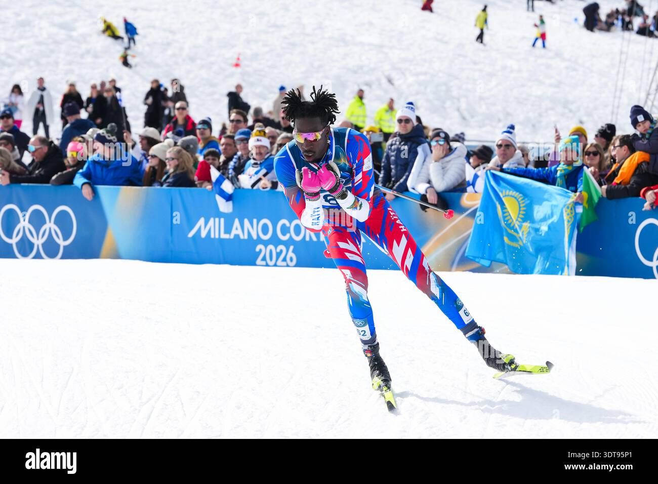 Val di Fiemme, Italy 20260221. Stevenson Savart from Haiti during the ...