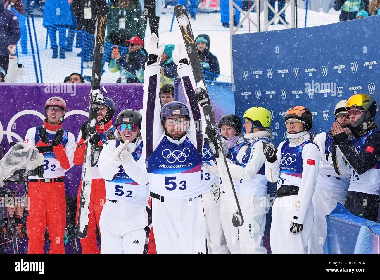 Gold medalists United States' Christopher Lillis (5-3) and Connor ...
