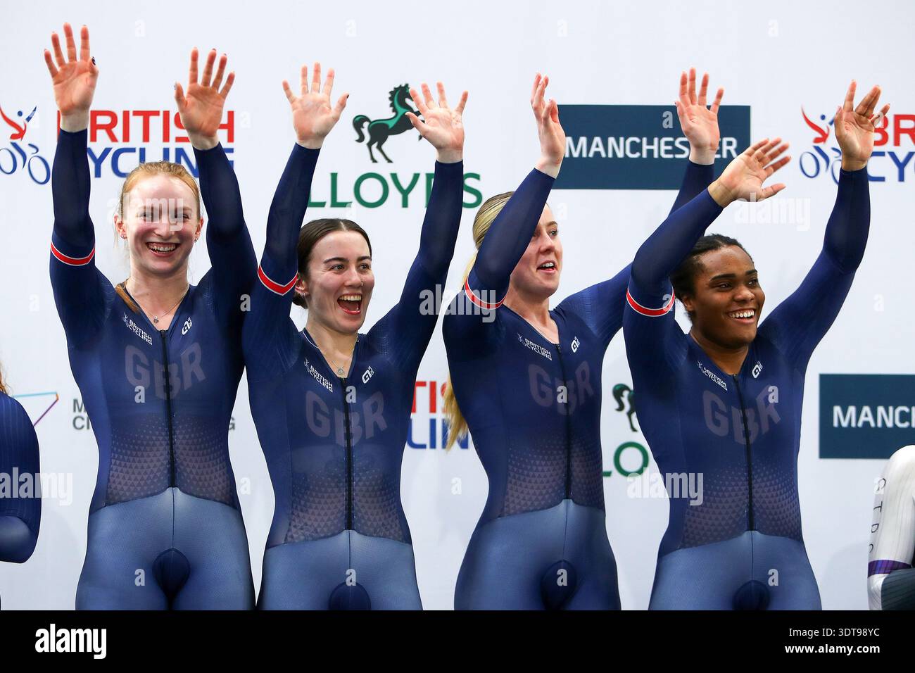 Emma Finucane, Rhianna Parris-Smith, Lowri Thomas and Lauren Bell of ...