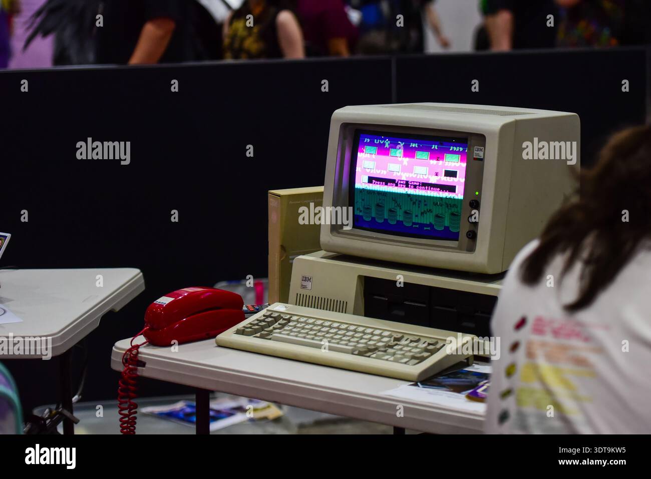A Vintage IBM Personal Computer, Model 5150 released in 1981 seen in ...