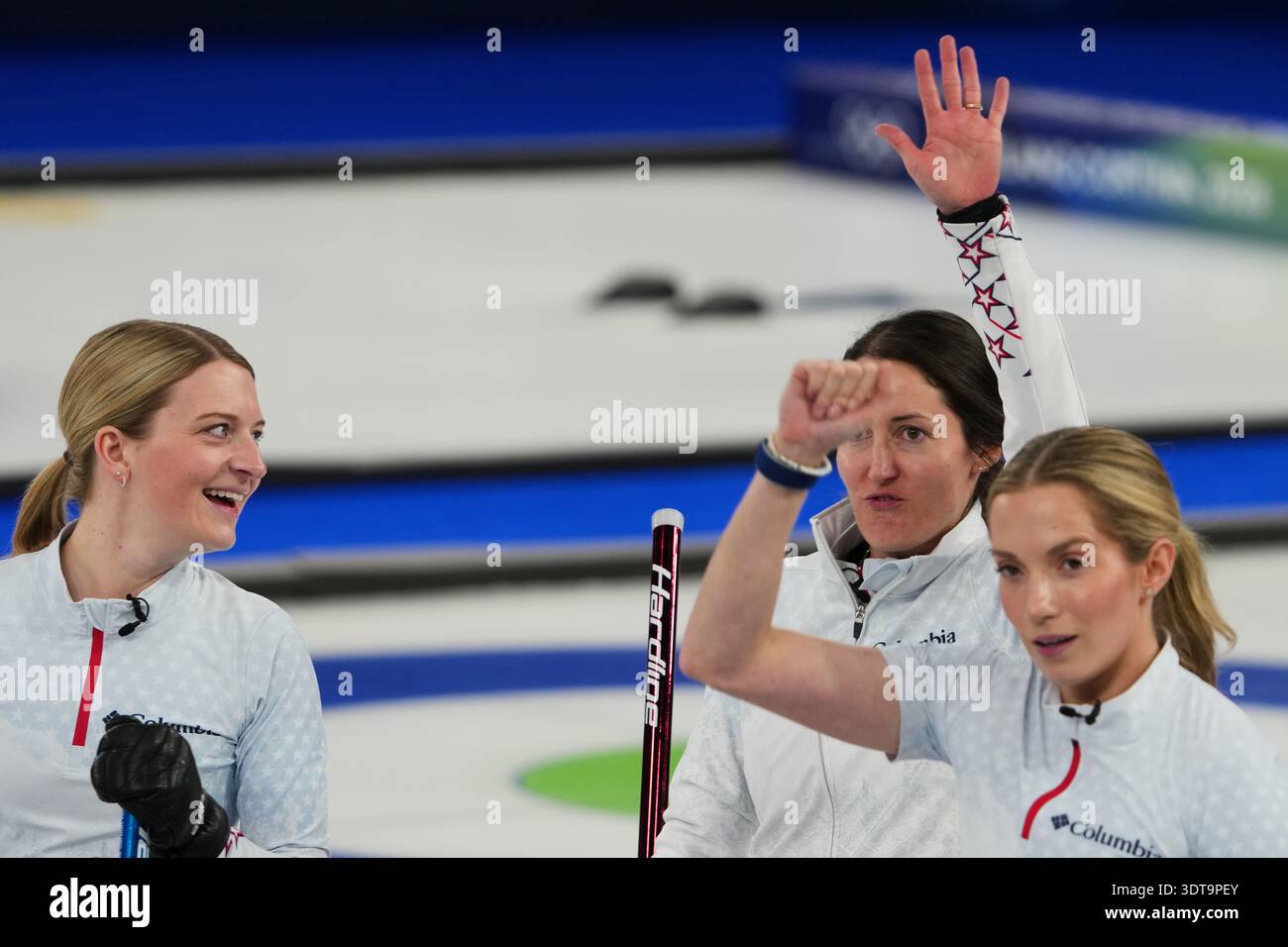 From left, United States' Cory Thiesse, Tara Peterson and Taylor ...