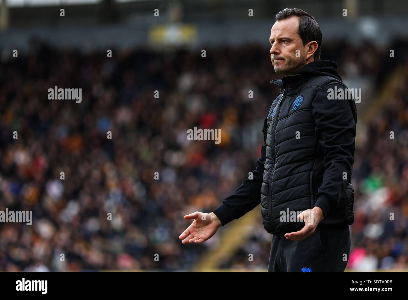 Hull, United Kingdom . 21 February, 2026. Julien Stephan, Head Coach of ...