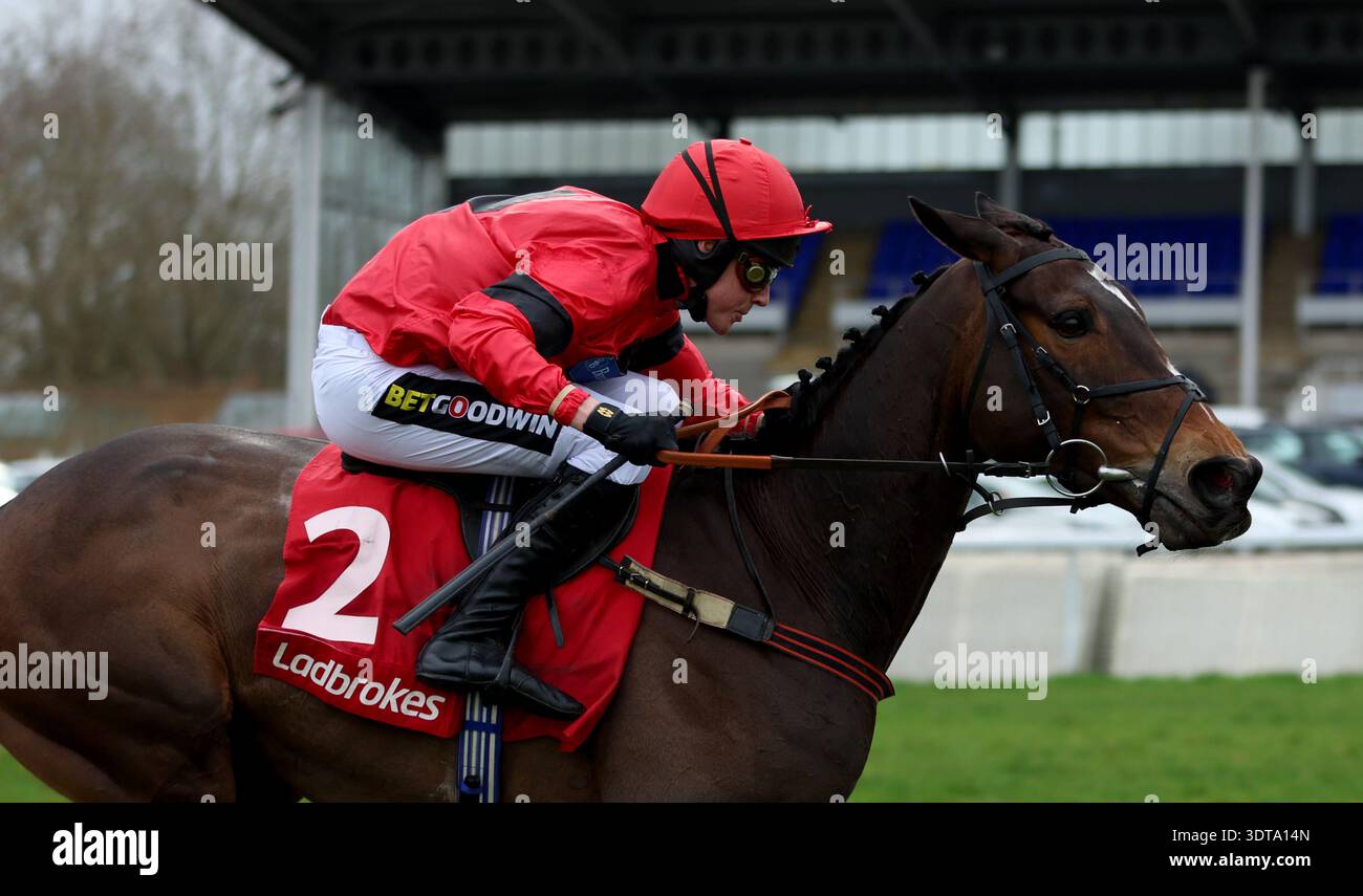 Jax Junior ridden by jockey Tom Cannon on their way to winning the ...