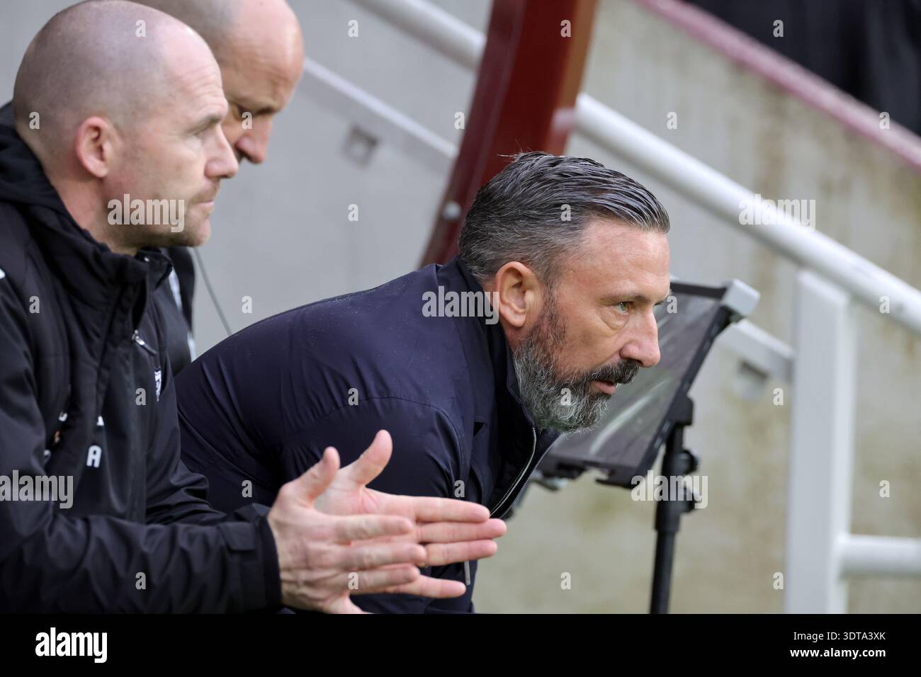 Heart of Midlothian manager Derek McInnes during the William Hill ...