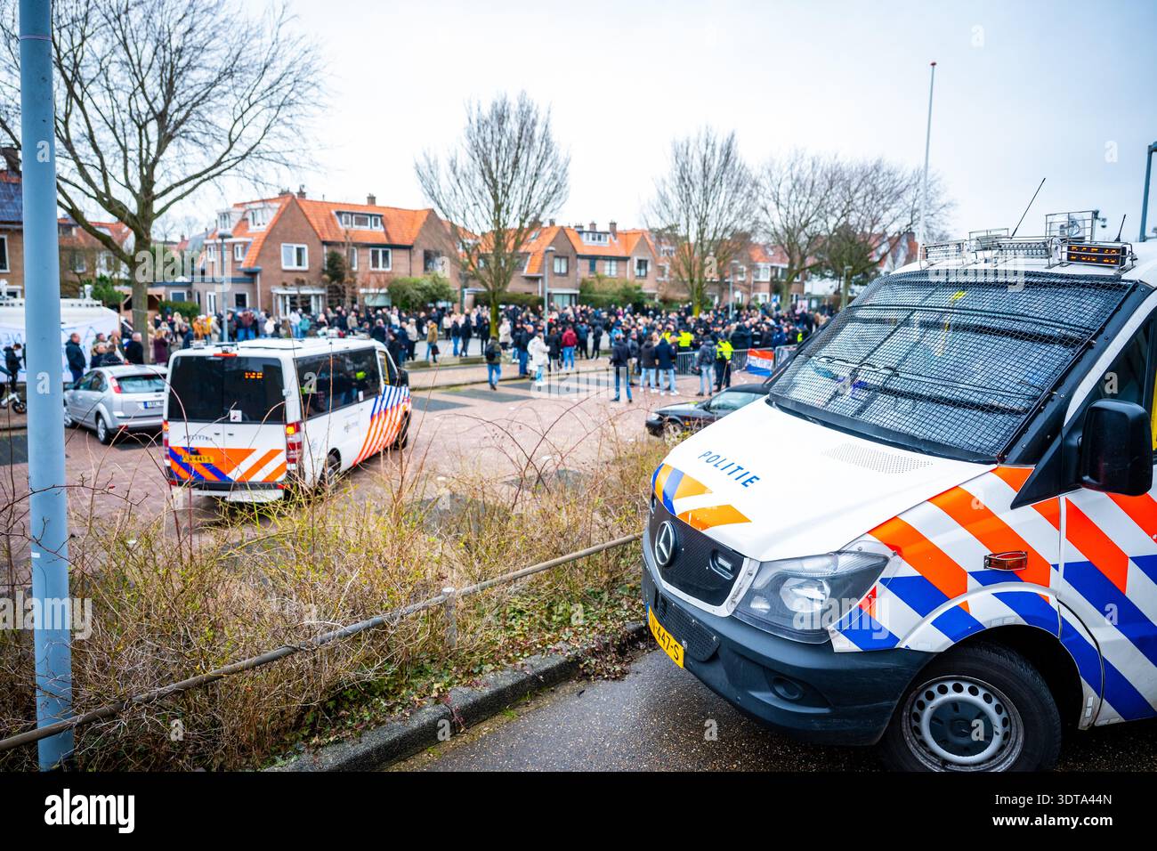 THE HAGUE - Police were present during a demonstration against the ...