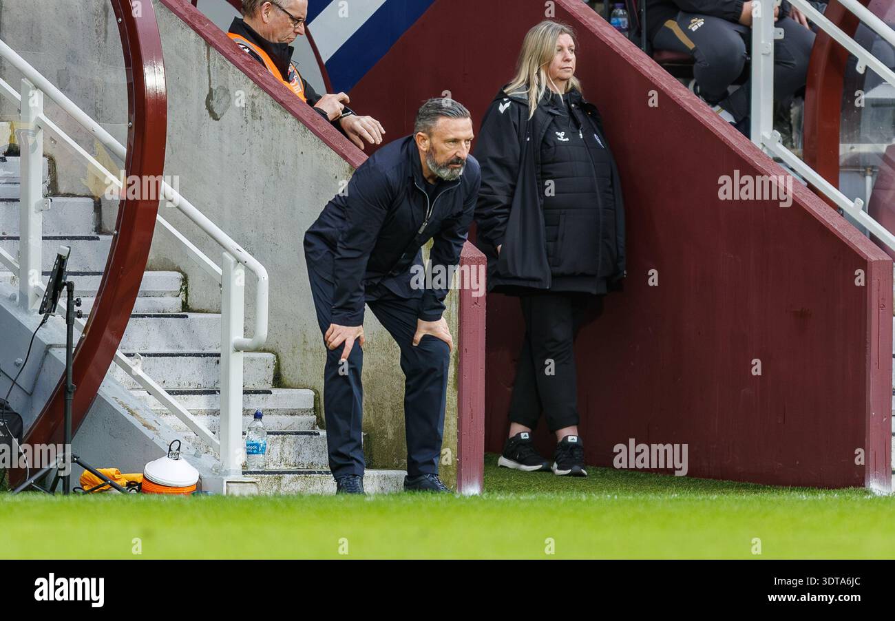 Tynecastle Park, Edinburgh, Scotland, UK. 21st Feb 2026. Hearts V ...