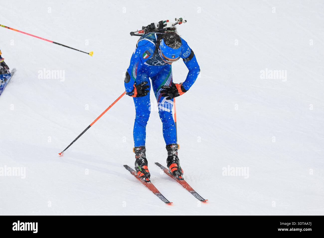Dorothea Wierer (ITA) at the finish line during the Olympic Winter ...